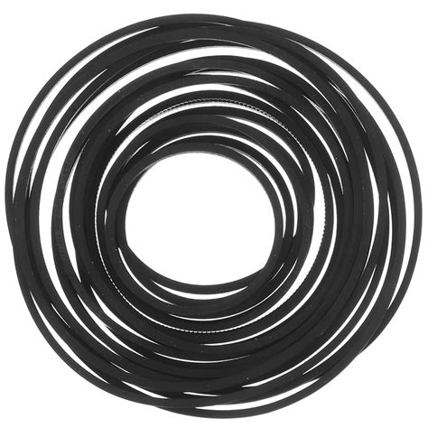 60pcs Cassette Belt Tape Recorder Belt Replacement Cassette Player Drive Belt