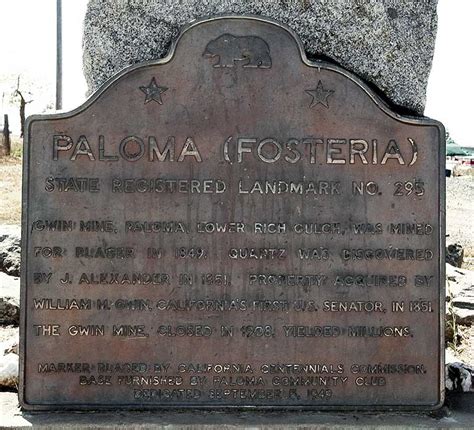 Read The Plaque Paloma Fosteria