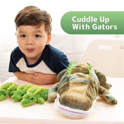 Prextex Stuffed Alligator Toy