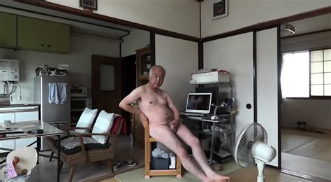 Japanese Old Man Masturbation Erect Penis Semen Flows Eporner