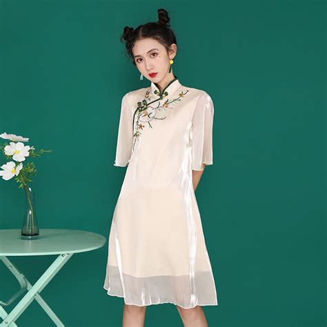 Daily Improve Cheongsam Dress Elegnat Sexy Qipao V Grandado