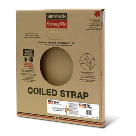 Simpson Strong Tie Cs 25 Ft 14 Gauge Galvanized Coiled Strap In The Straps And Ties Department At