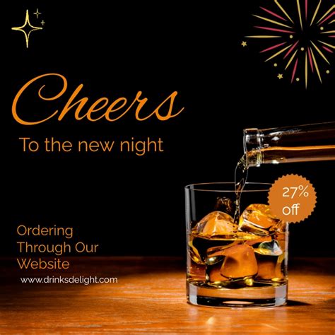 Cocktail Night Flyer Poster Template Postermywall