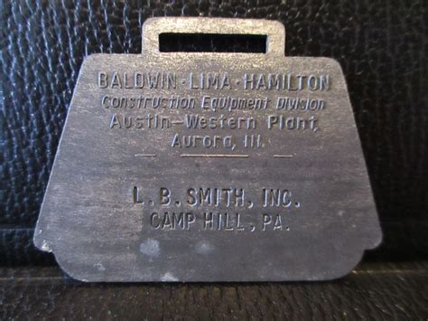 Baldwin Lima Hamilton Construction Equipment Division Austin Etsy