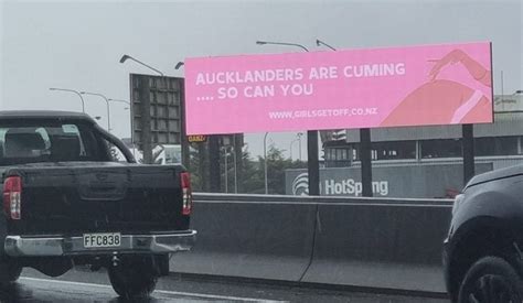 “aucklanders Are Cuming So Can You” Sex Toy Brands Billboard Hit