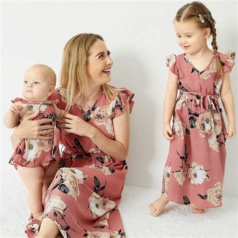 Mommy And Me Matching Floral Dresses · Snippie