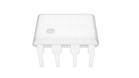 3d Ic Chip Collection V1 Turbosquid 2294324