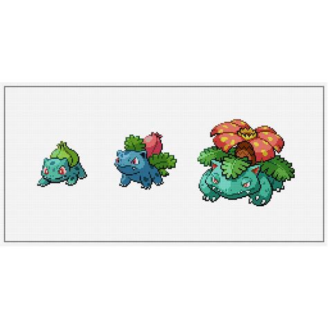 Bulbasaur Evolution Etsy