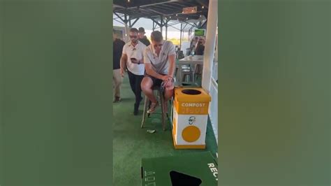 Man Pees On Himself At Pga Tour Event Youtube