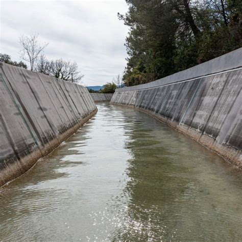 Waterproofing Of Reservoirs Coletanche Bituminous Geomembrane