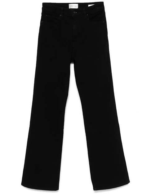 Frame The Pixie Arrow Jeans Black Farfetch