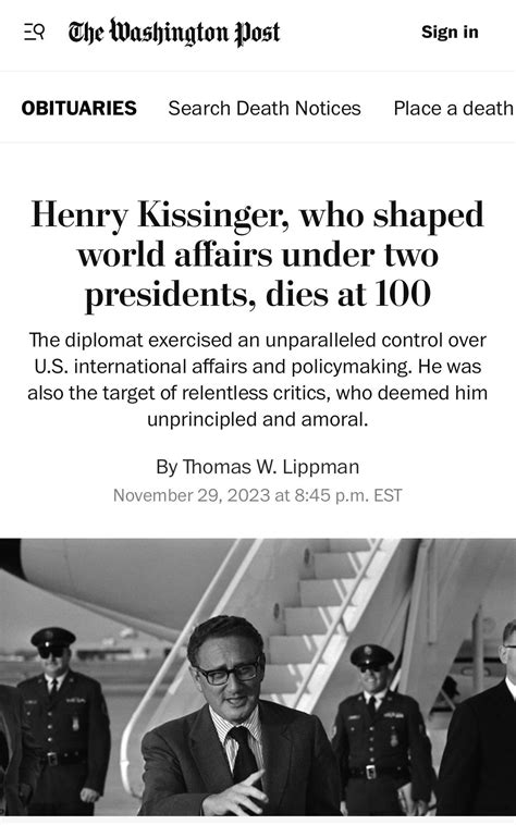 Guys Im Gonna Cum Henry Kissinger Is Finally Dead R Yapms