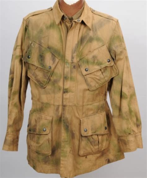 Wwii Camouflaged M42 Paratrooper Jump Jacket 79 Battlefield Museum
