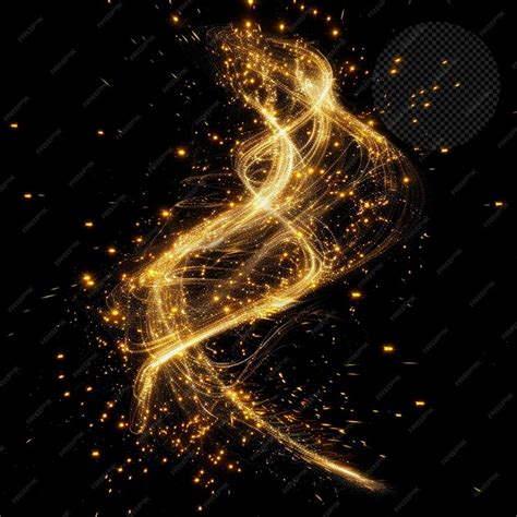 Premium Psd Magical Particles Glowing Effect