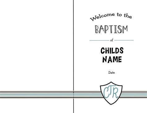 Free Baptism Program For Lds Primary Editable Artofit