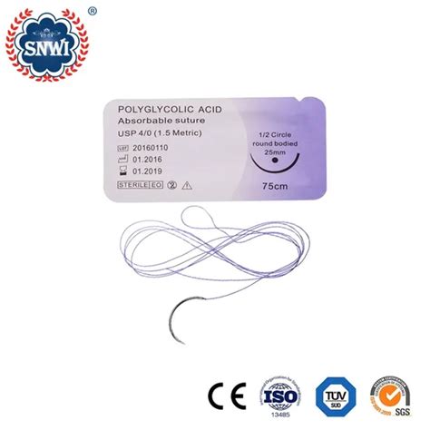Wholesale Disposable Sterile Medical Absorbable Surgical Polyglactine