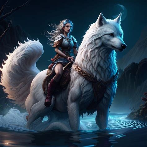 White Werewolf Girl