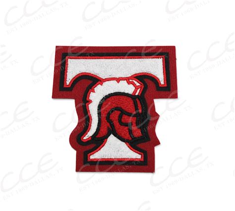 Trinity Hs Trojans Sleeve Mascot Ssr Jackets Patch Store