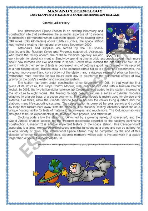 Space Exploration Esl Worksheet By Fatilebre