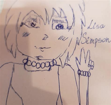 Lisa Simpson Anime Sketch By Elainavoorhees On Deviantart
