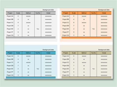 Excel Of Background Data Chartxlsx Wps Free Templates