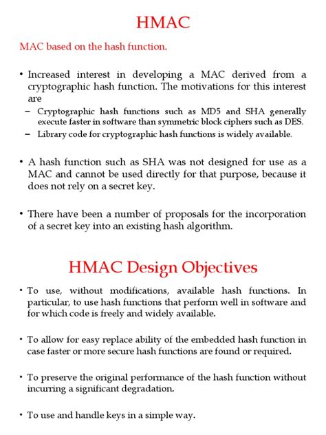 Mac Based On The Hash Function Pdf Cryptography Applied Mathematics