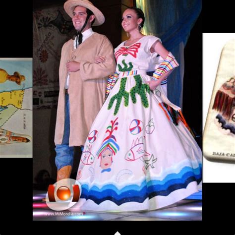 Traditional Mexican Dress From Baja California El Salvador
