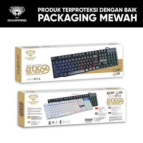 Jual Keyboard Gaming Divipard Gk 50 Atx Series Backlight Keyboard
