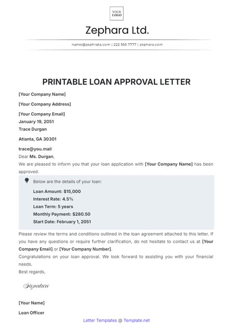 Free Fmla Approval Letter Template To Edit Online