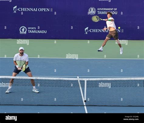 Chennai Open 2025 Doubles Ray Ho Tpe Matthew Christopher Romios Aus Vs [3] Saketh Myneni