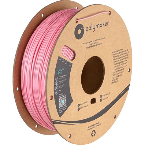 Polymaker 175mm Polylite Petg Filament1kg Pink Pb01040 Bandh