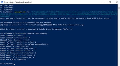 Step By Step Guide To Setup AZCOPY Sync