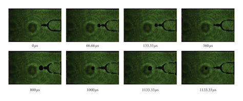Dynamic Caustic Image Patterns On The Tunnel Model Specimen Under