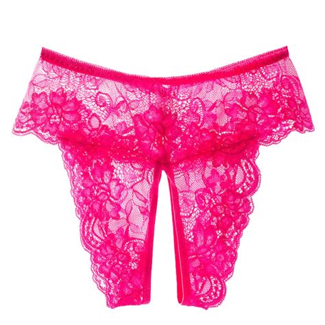 Majtki Damskie Figi Stringi Otwarte Z DziurkĄ Koronka Sexy