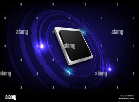 Hi Tech Technology Microchip Processor Information Processing Concept
