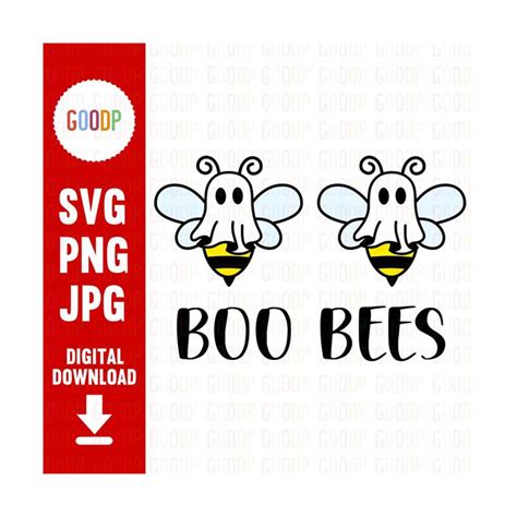 Boo Bees Ghost Png Boo Bees Shirt Svg Boo Bees Halloween Inspire Uplift