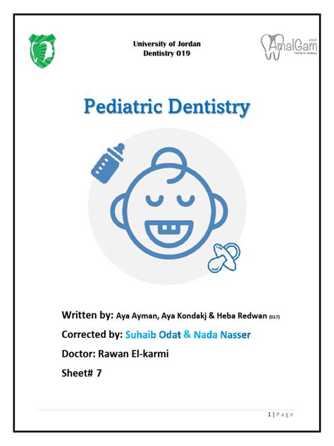 Pediatric Sheet 7 Edited Pdf