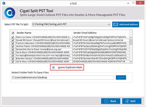 Outlook PST Splitter Tool To Split PST Files By Size Date Email
