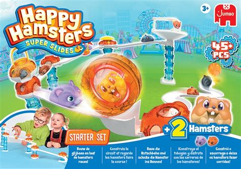 Jumbo Happy Hamsters Knikkerbaan Starter Set Planet Happy Eng