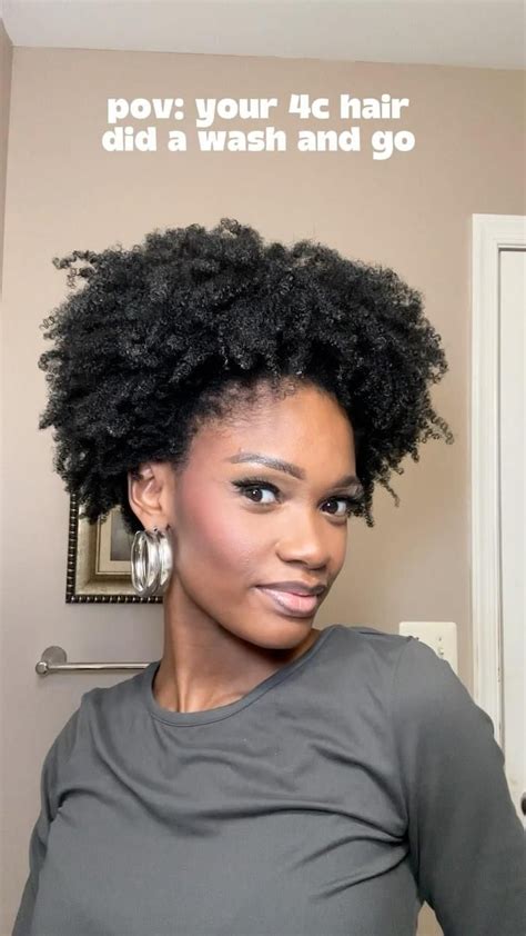 4c Hair Wash N Go Hairstyle Hair Styles Afro Hairstyles Men 4c Natural