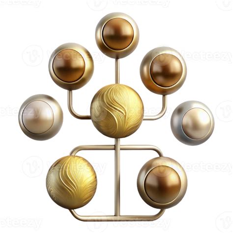 Serene Traditional Evolutionary Tree Diagram Biology Isolated For