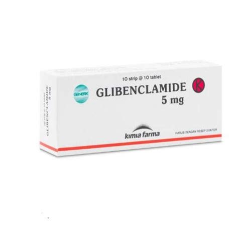 Jual Glibenclamide Kimia Farma 5 Mg 10 Tablet Di Seller Apotek Mose