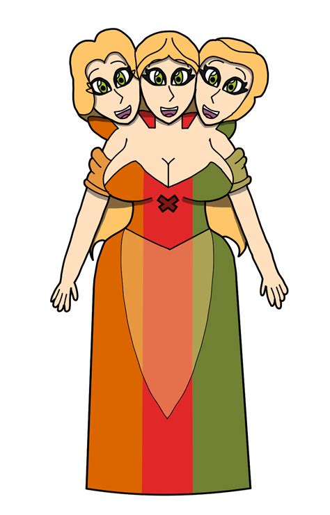 Art Trade The Bimbettes Conjoined By Mariobrosfan83 On Deviantart