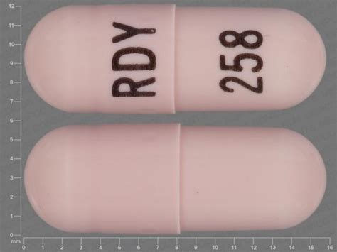Rdy 258 Pill Pink Capsuleoblong Pill Identifier