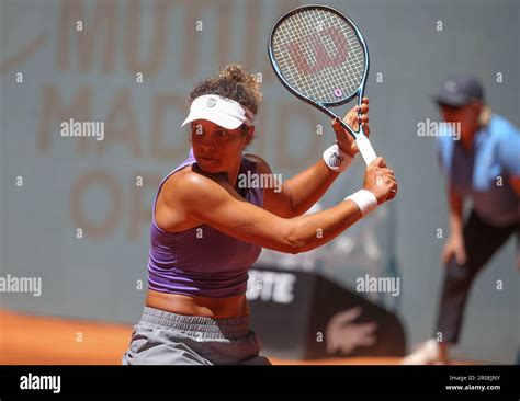 Mayar Sherif Von Ägypte Während Der Mutua Madrid Open 2023 Atp Masters