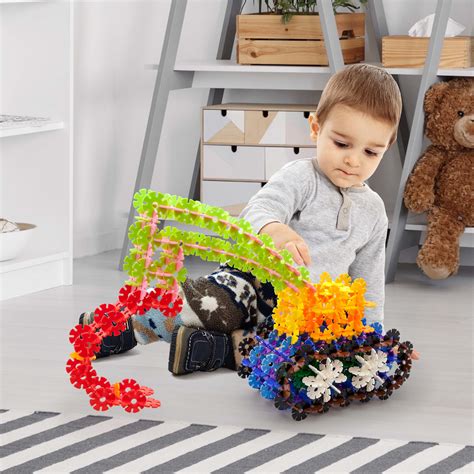 Picassotiles 550 Piece Building Construction Toy Interlocking Chips