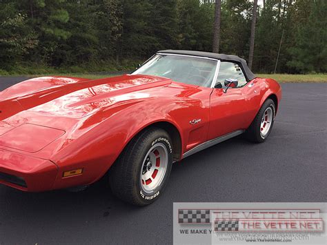 1975 Corvette Convertible Red