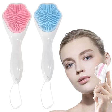 High Quality 3d Double Sides Multifunctional Silicone Face Cleanser