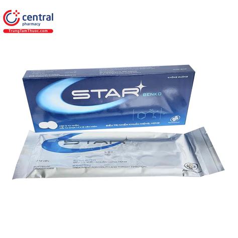 [chÍnh HÃng] Thuốc Star Benko Viên Ngậm điều Trị Nhiễm Khuẩn Hô Hấp