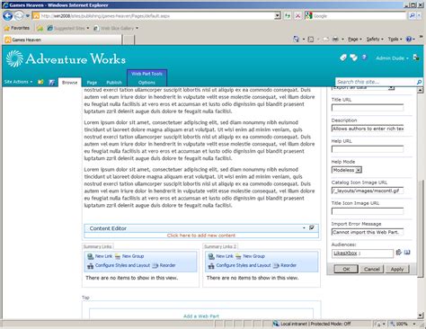 Content Targeting For Anonymous Users With Sharepoint Server 2010 Part